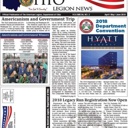 Ohio Legion News – The American Legion Department of Ohio