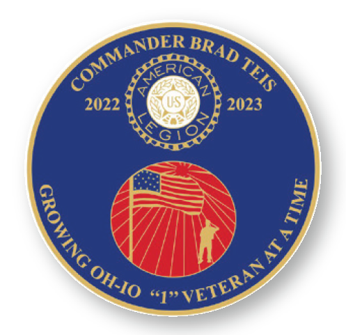 Commander Lapel Pin – The American Legion Department of Ohio