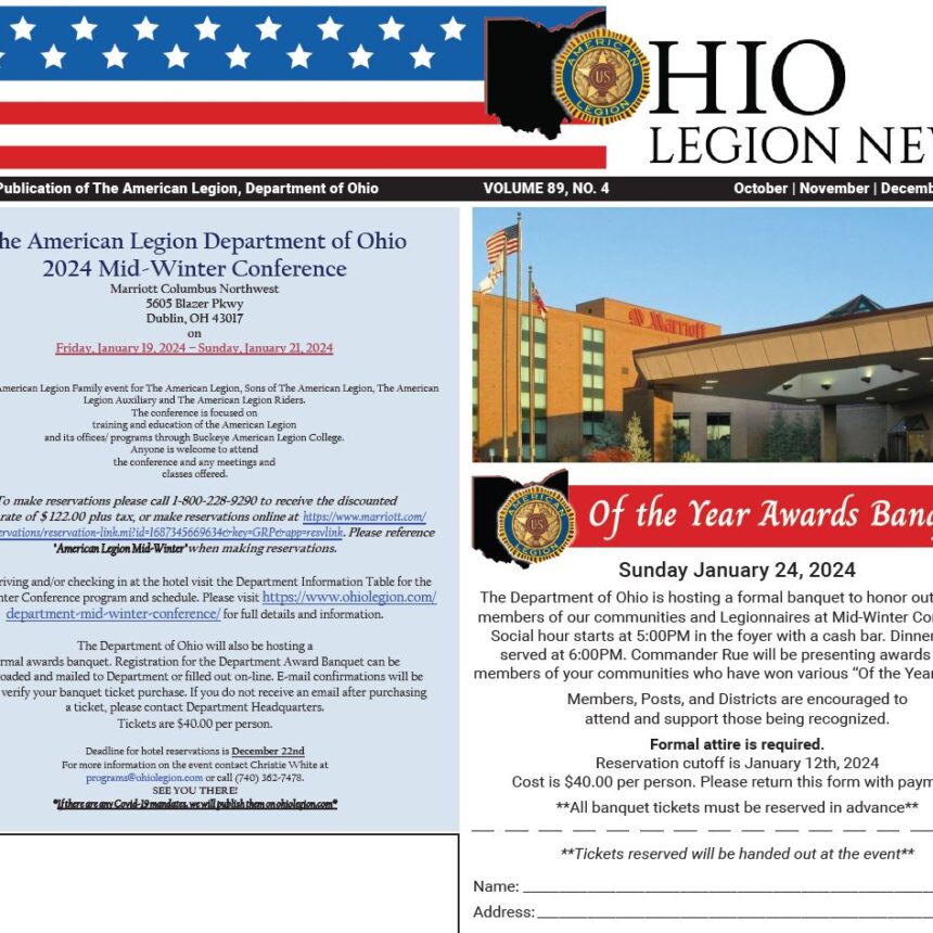 Ohio Legion News – The American Legion Department of Ohio