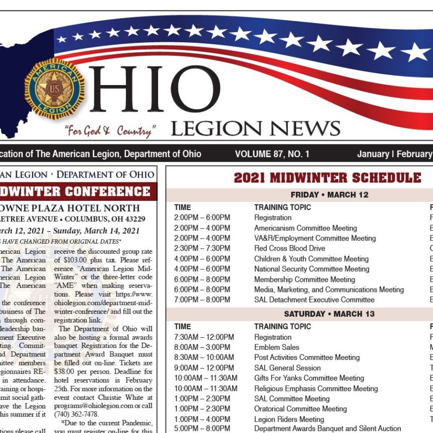 Ohio Legion News – The American Legion Department of Ohio