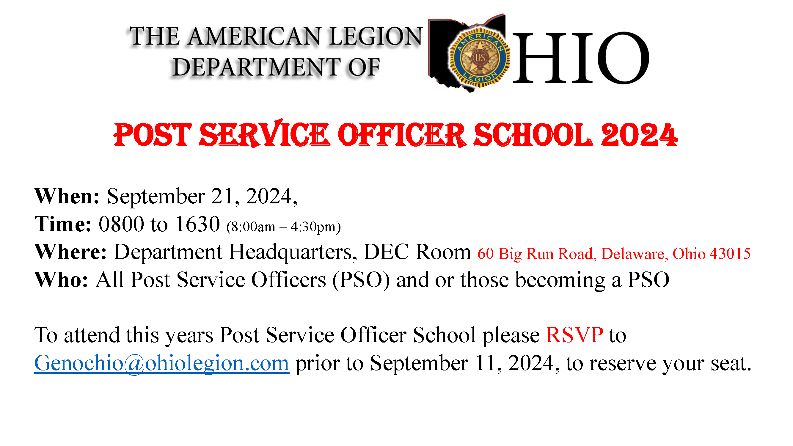 Department Service Officers – The American Legion Department of Ohio